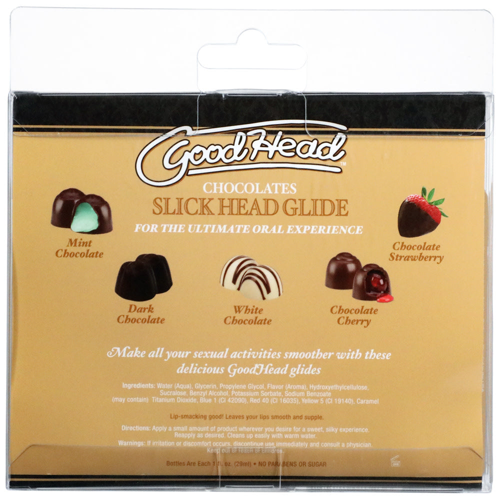 GoodHead Slick Head Glide - Chocolates 5-Pack – Groove